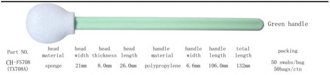 CH-FS708 ESD SwabStick/ Cleanroom Foam swab/Anti-static Cleaning Swab ...