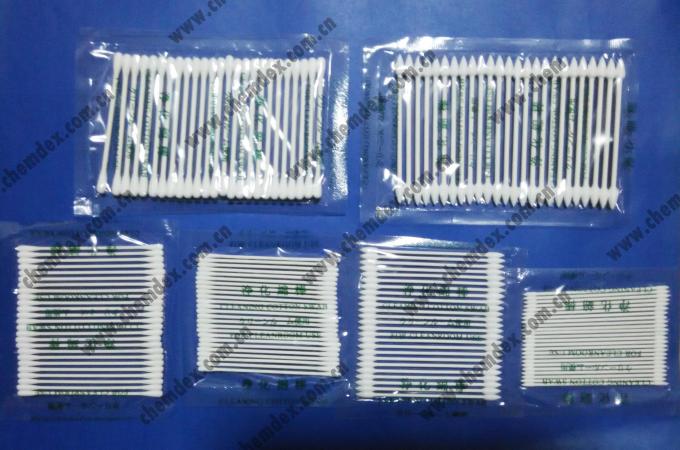 CS25-002 (Huby 340 CA-003) Cleanroom Cotton Swabs/paper handle cleanroom swab/cotton cleaning ...
